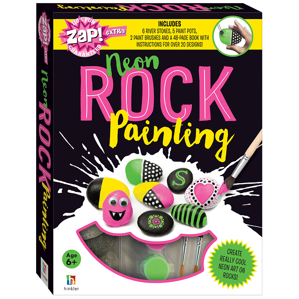 Zap! Extra Neon Rock Painting – CuriousUniverse